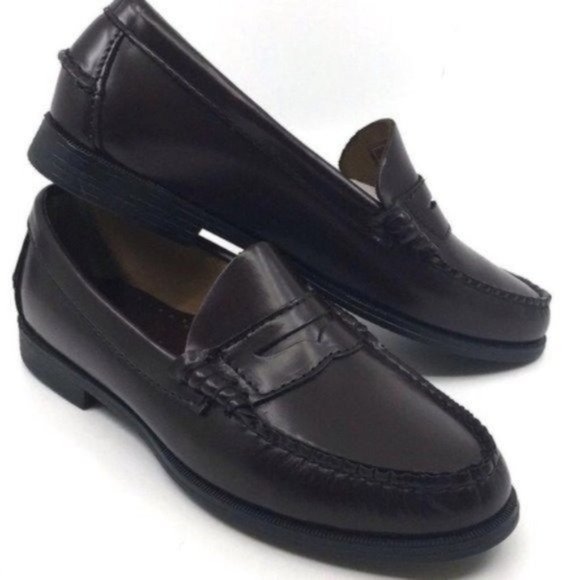 Sebago | Shoes | Sebago Womens Plaza Leather Penny Loafer Size 65 Brown ...